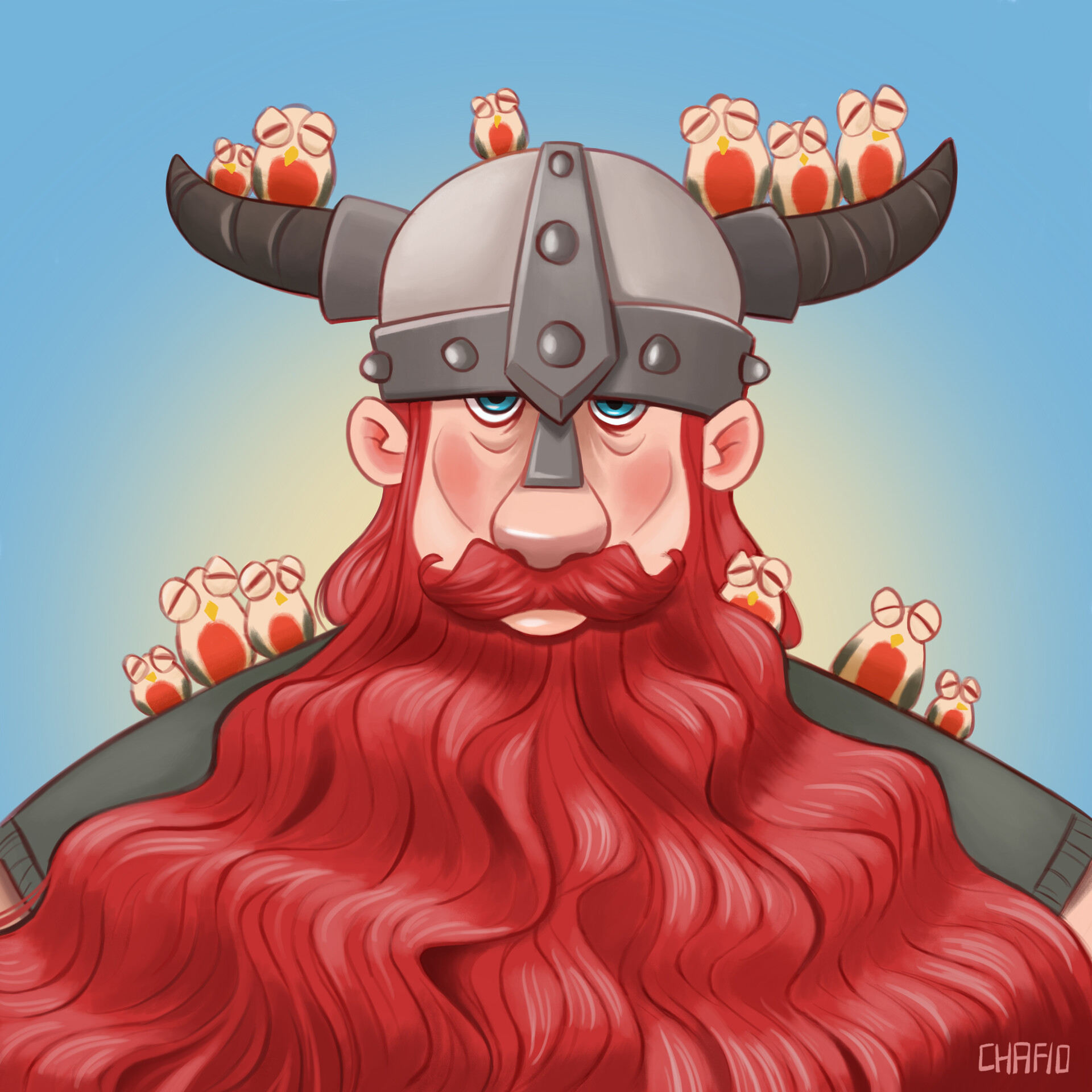 ArtStation - Grumpy Viking