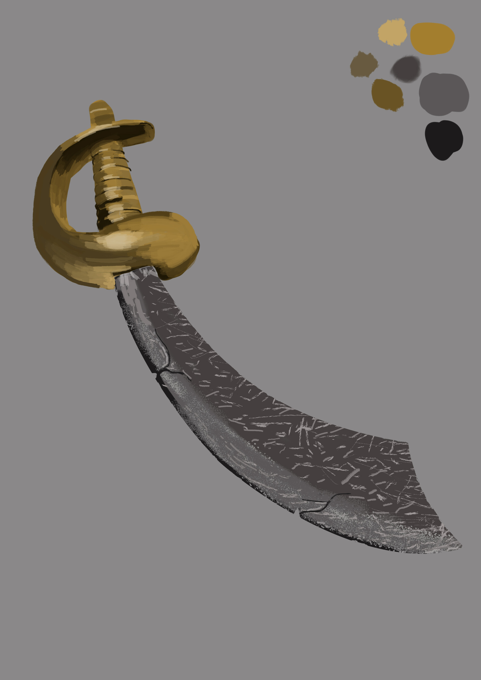 ArtStation - Cutlass study