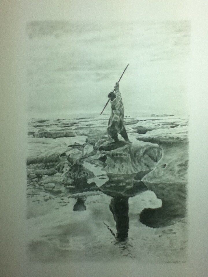 ArtStation - Charcoal of an Inuit hunter