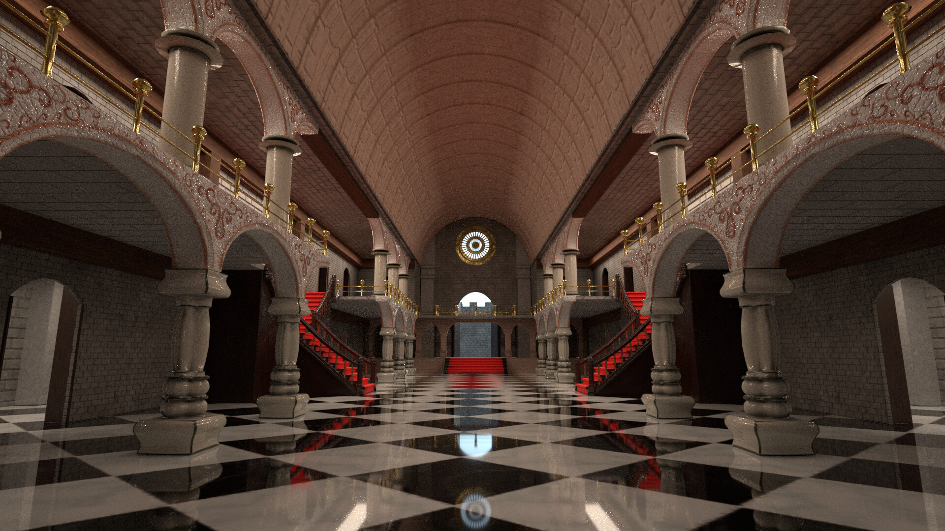 ArtStation - Castle Interior Scene