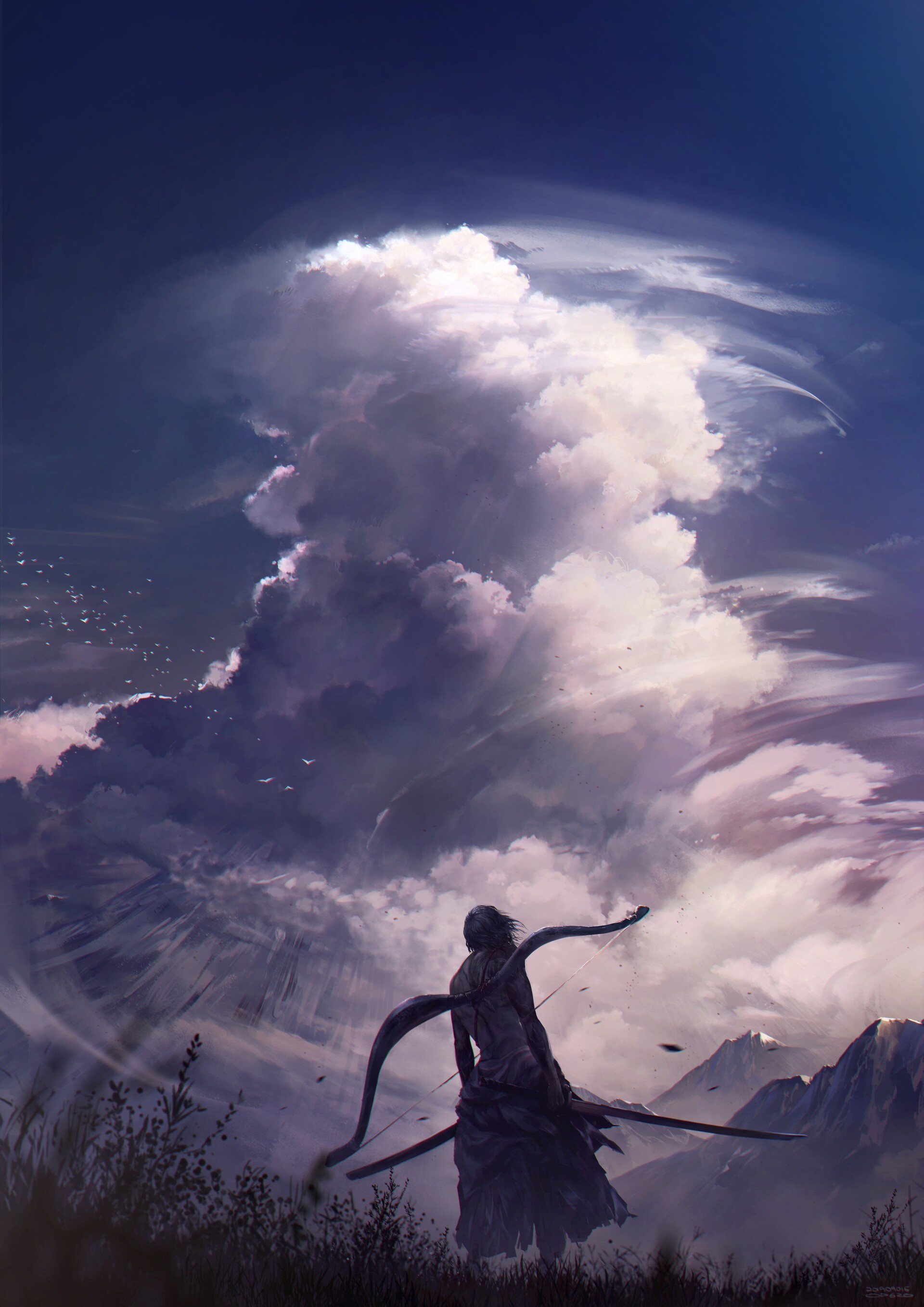 ArtStation - distant thunder