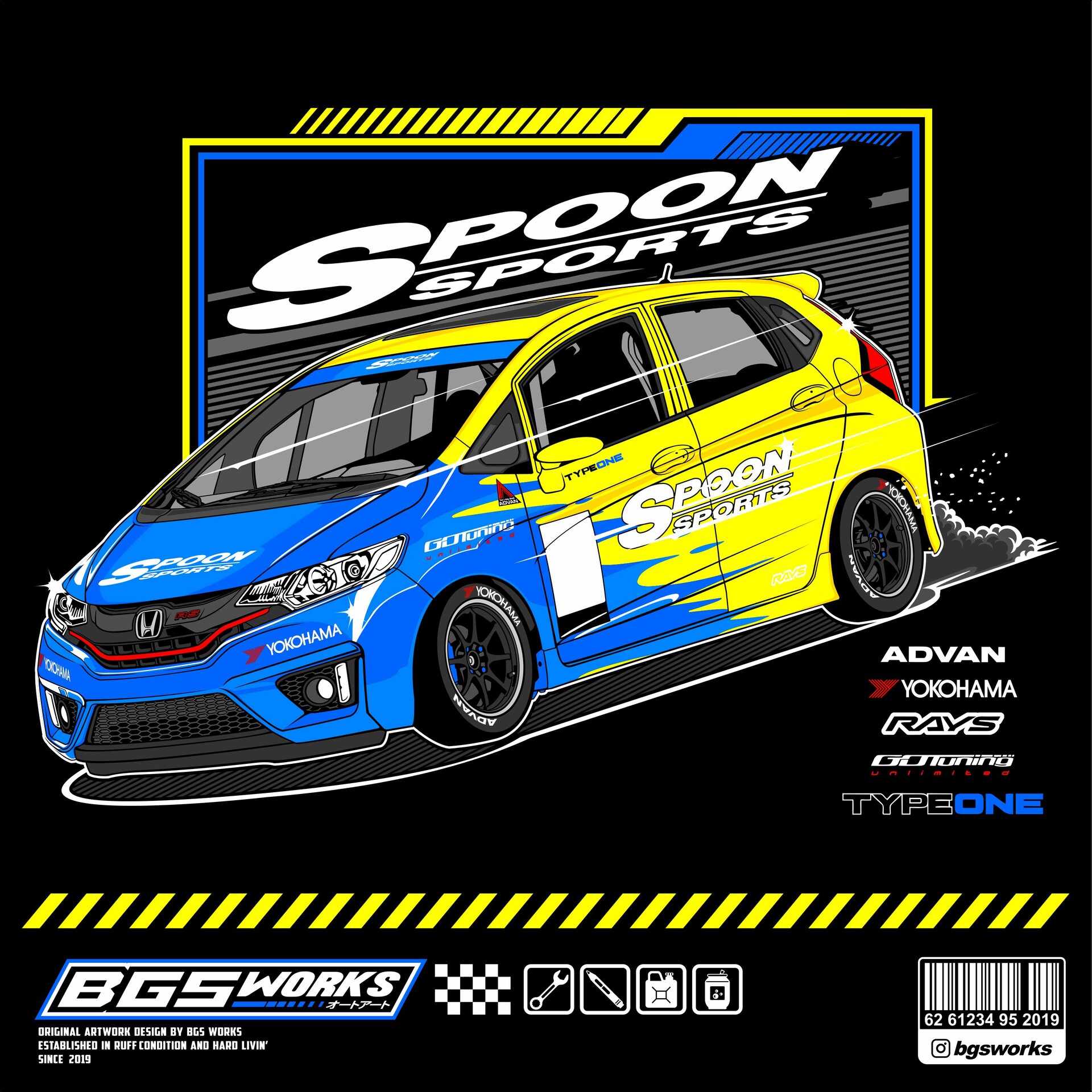 spoon logo car