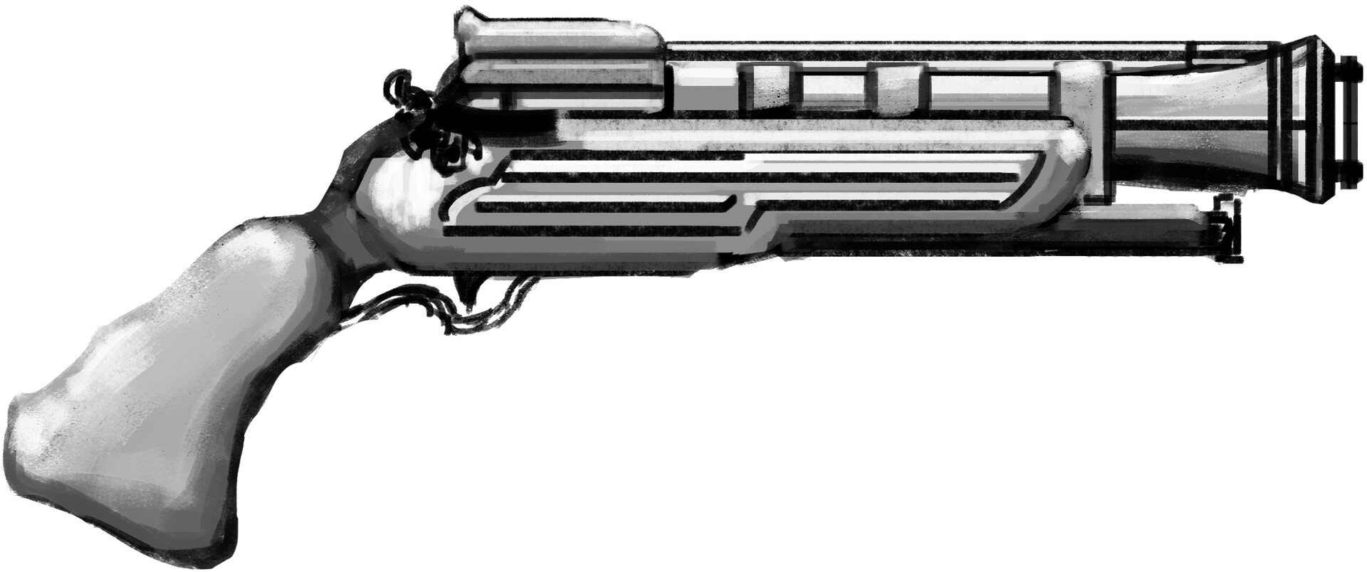 Oliver Iles - Hand Painted Laser Flintlock?