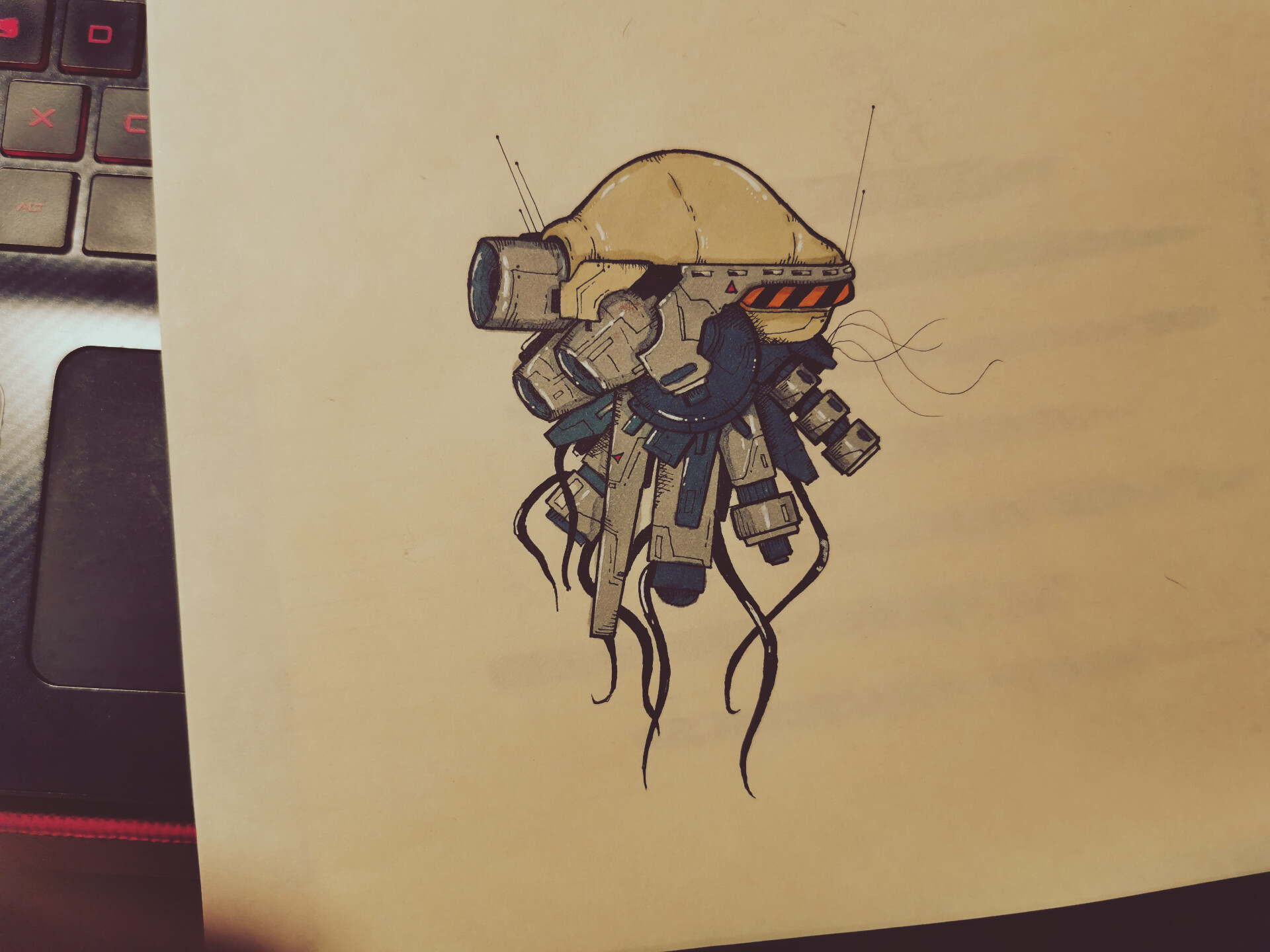 ArtStation - Abstract droid desing