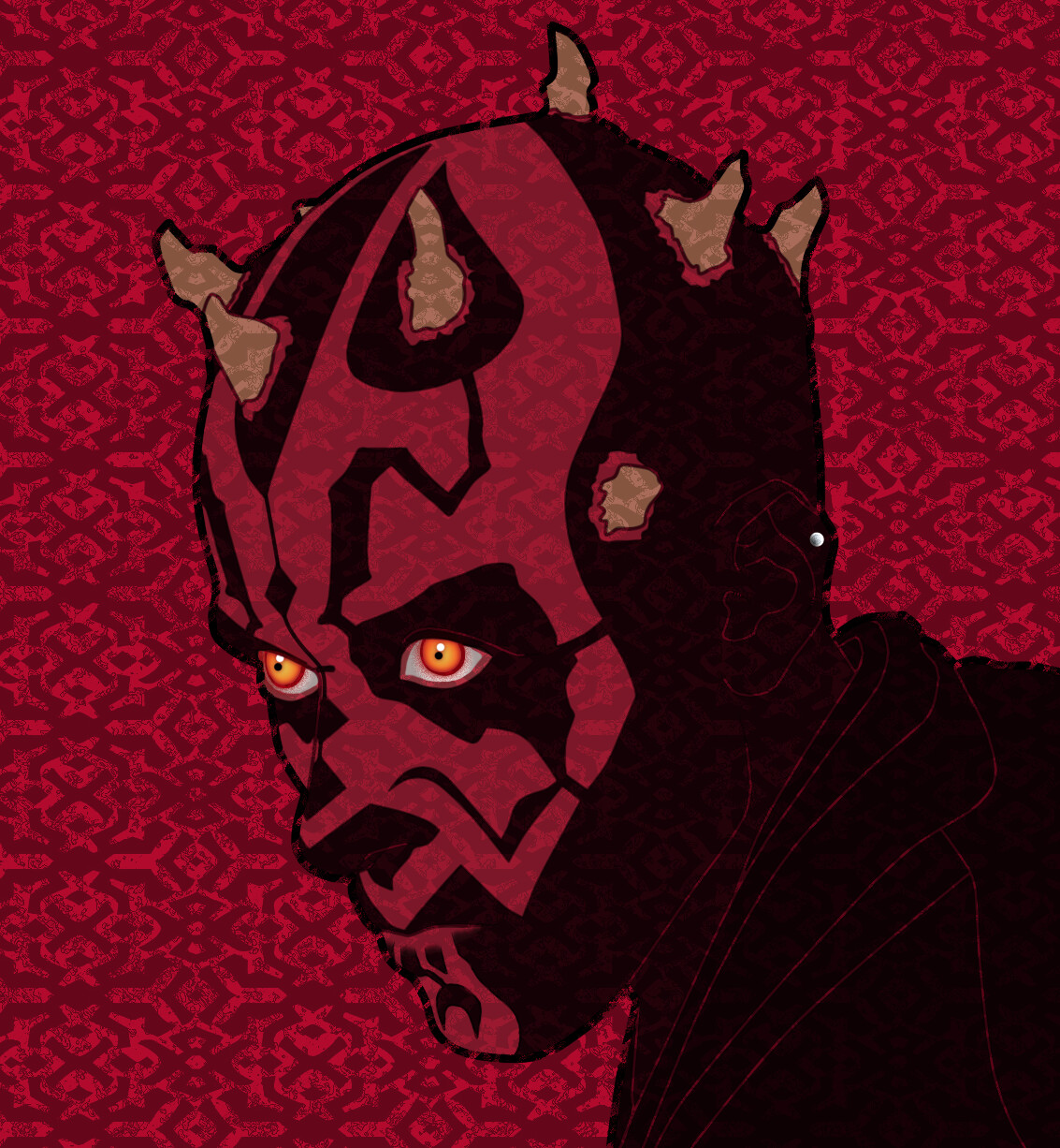 maul face pattern