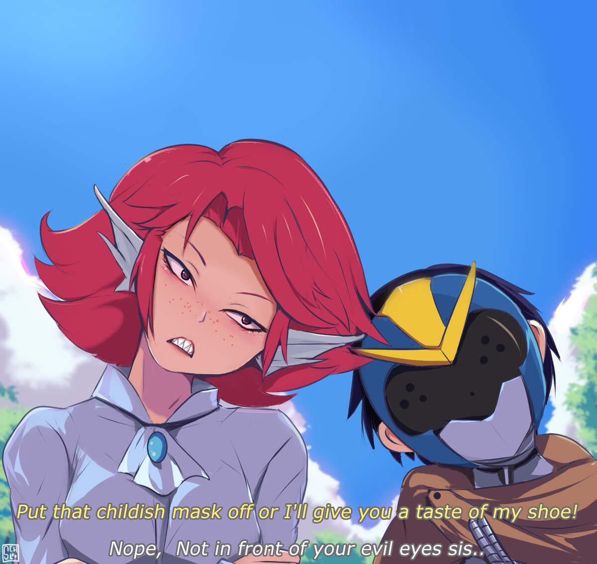 ArtStation - Sibling Rivalry (OC)