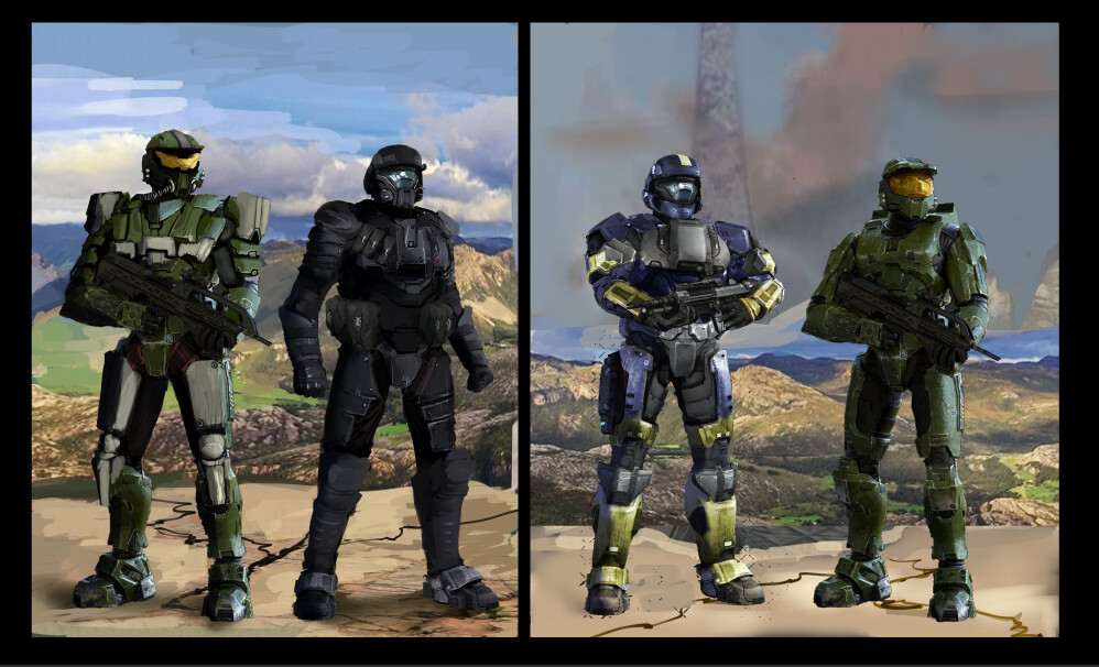 Cora-Christensen Ross - Crusaders of the future-Halo Fan Redesigns.