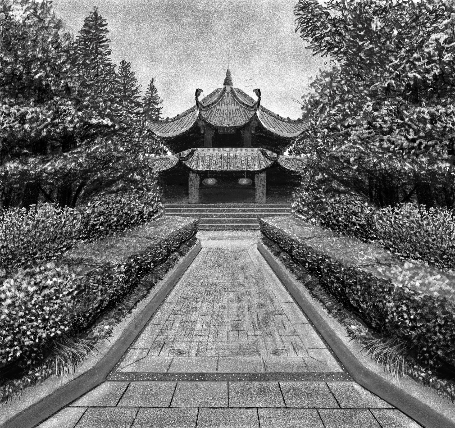 ArtStation - Shrine Walkway