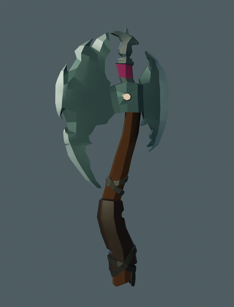 ArtStation - Low Poly Axe