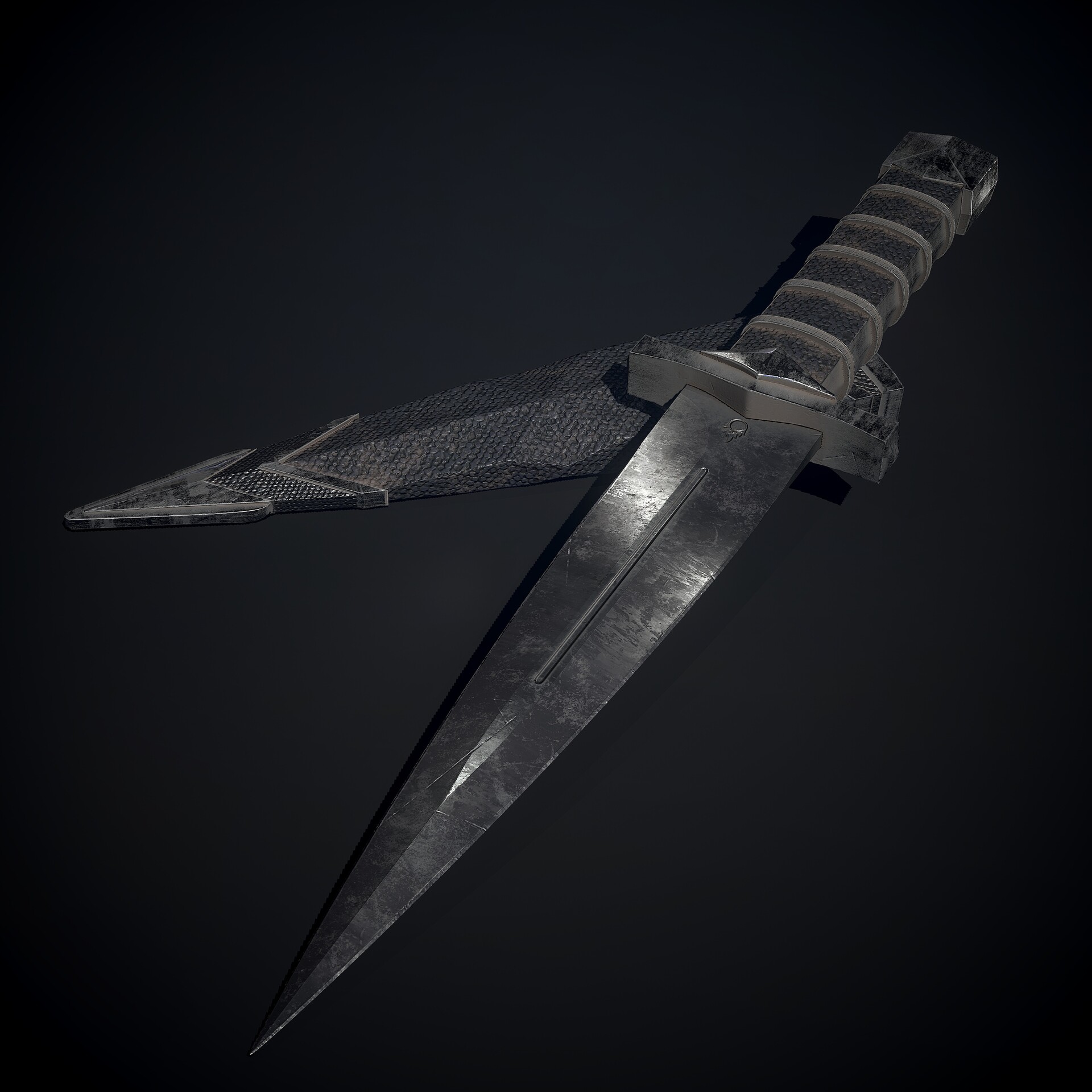 Anton Kladienko - Realistic Dark assassin dagger