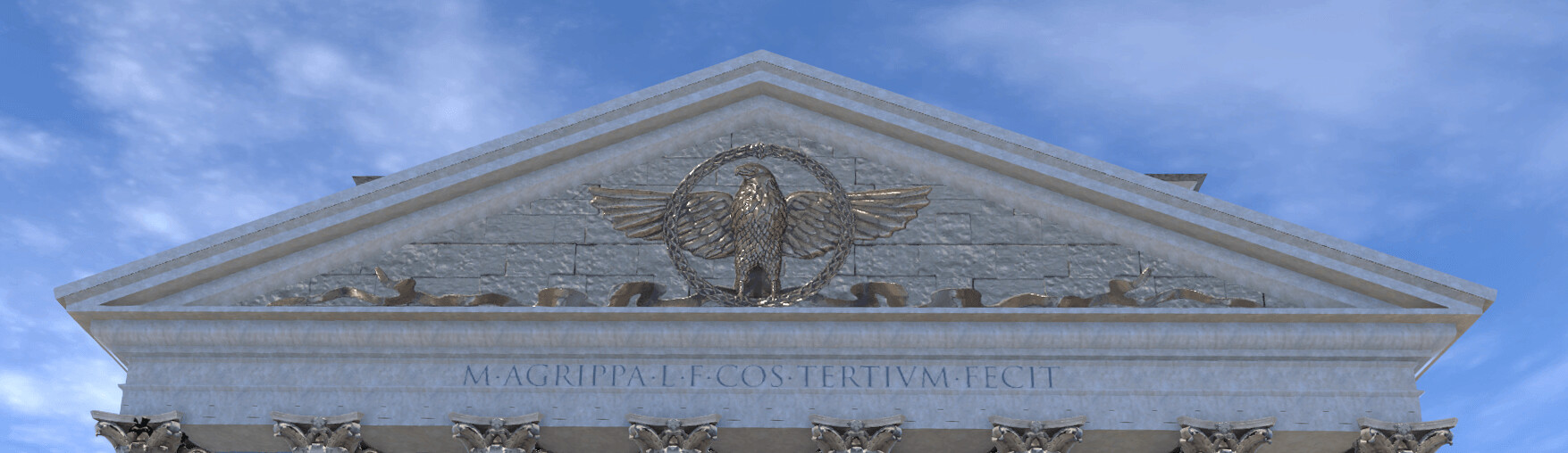 Mika Moore - Pantheon Pediment Relief