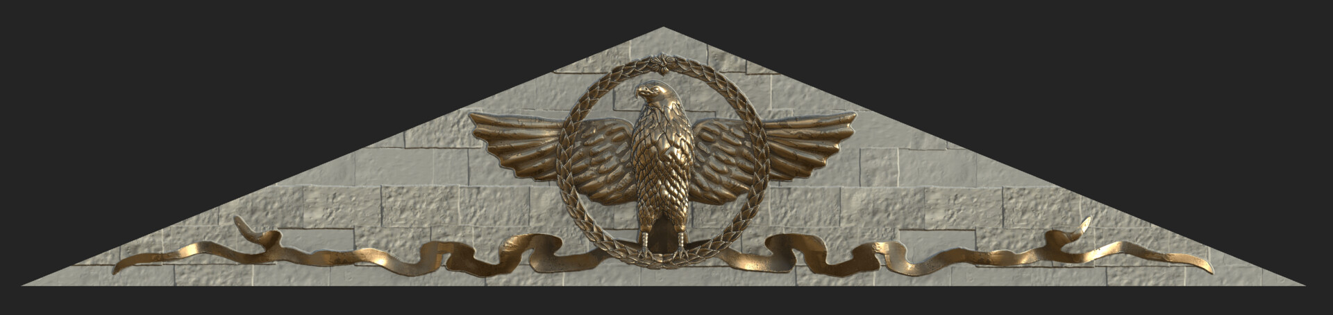 ArtStation - Pantheon Pediment Relief