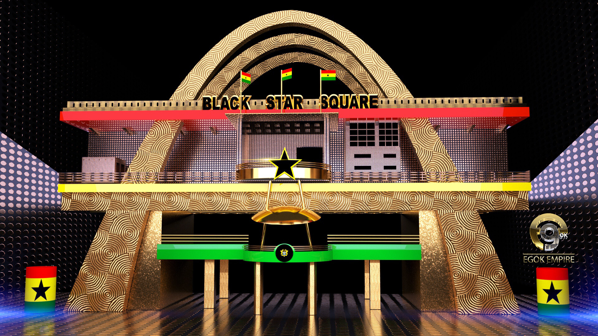 eGOK EMPIRE STUDIOS - BEST GHANA MONUMENTS