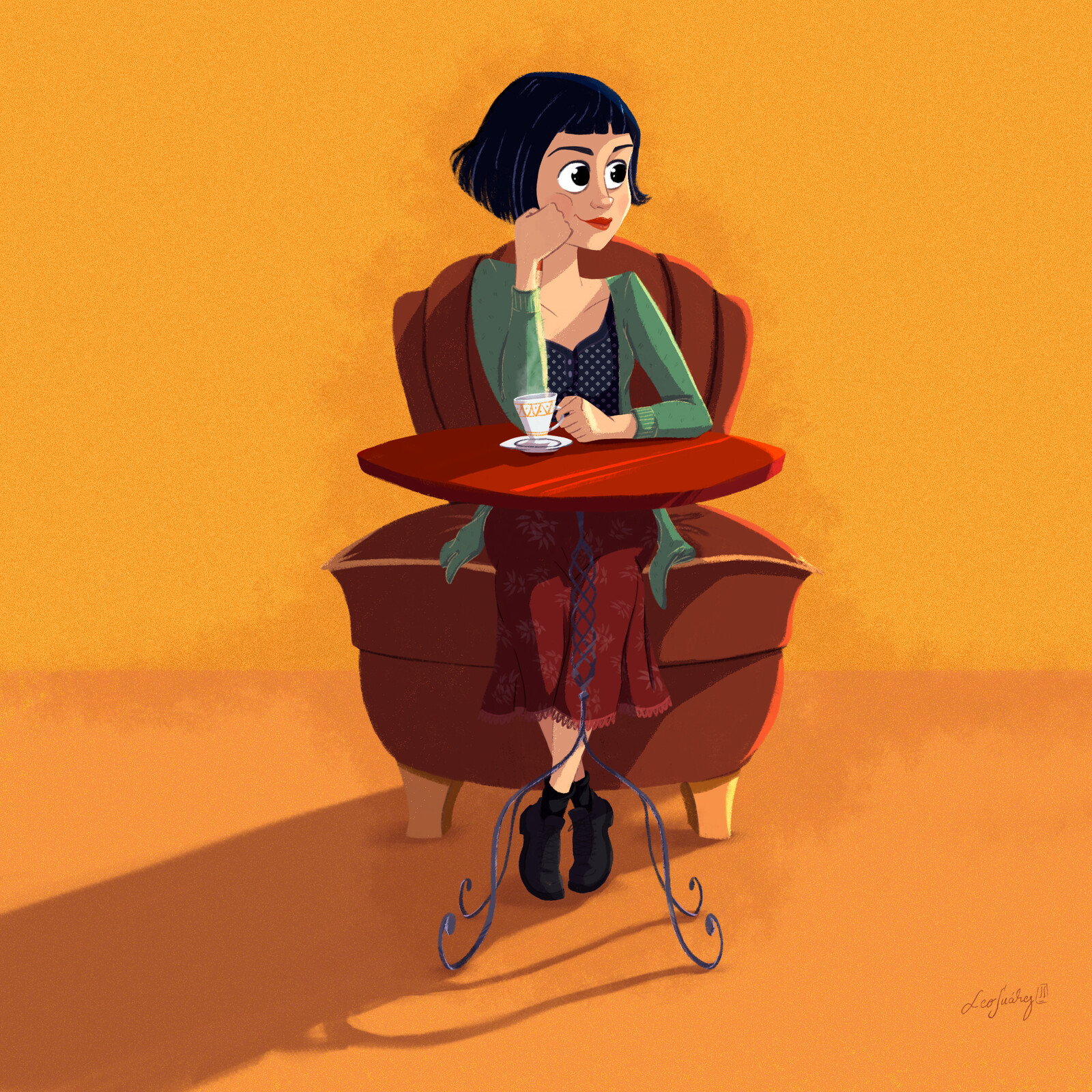 Leonardo Suárez - Amelie fan art