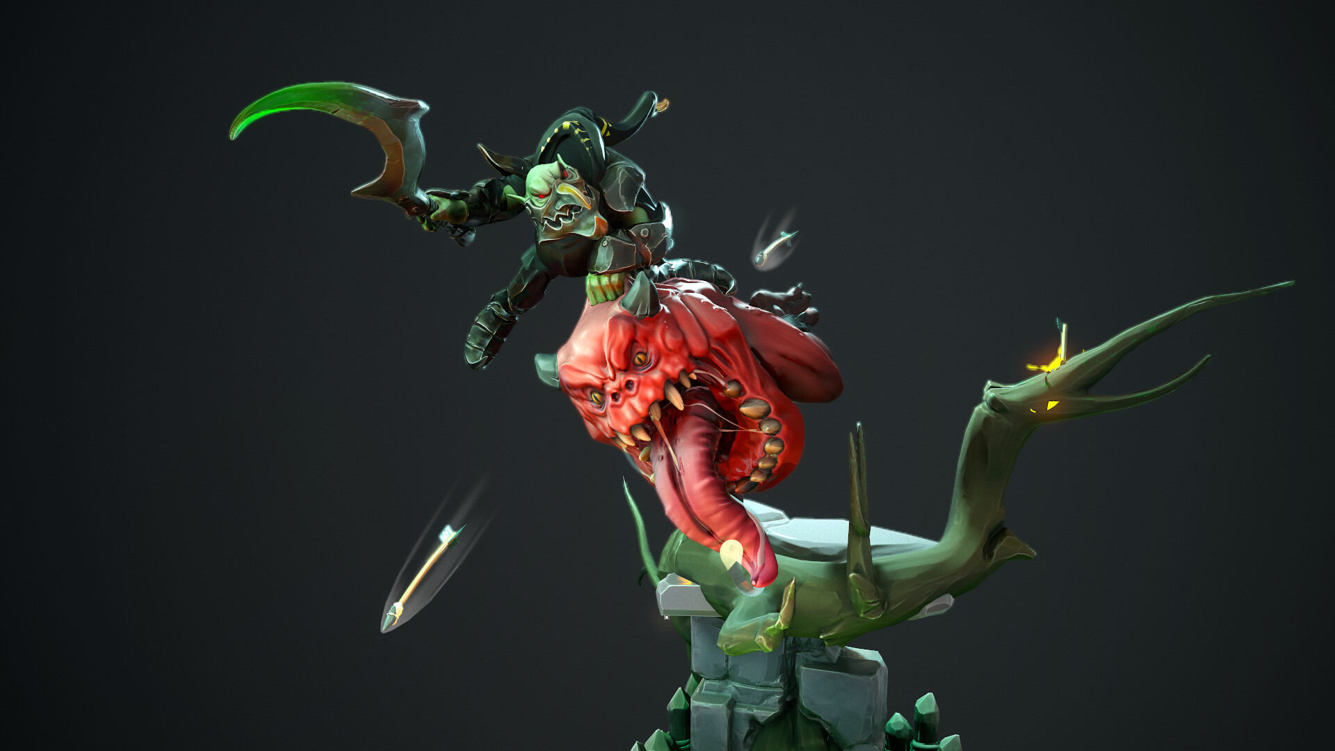 ArtStation - Loonboss On Giant Cave Squig