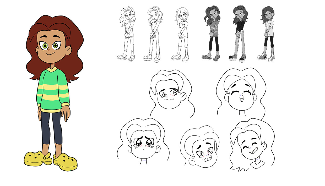 ArtStation - Emilia Character Sheet