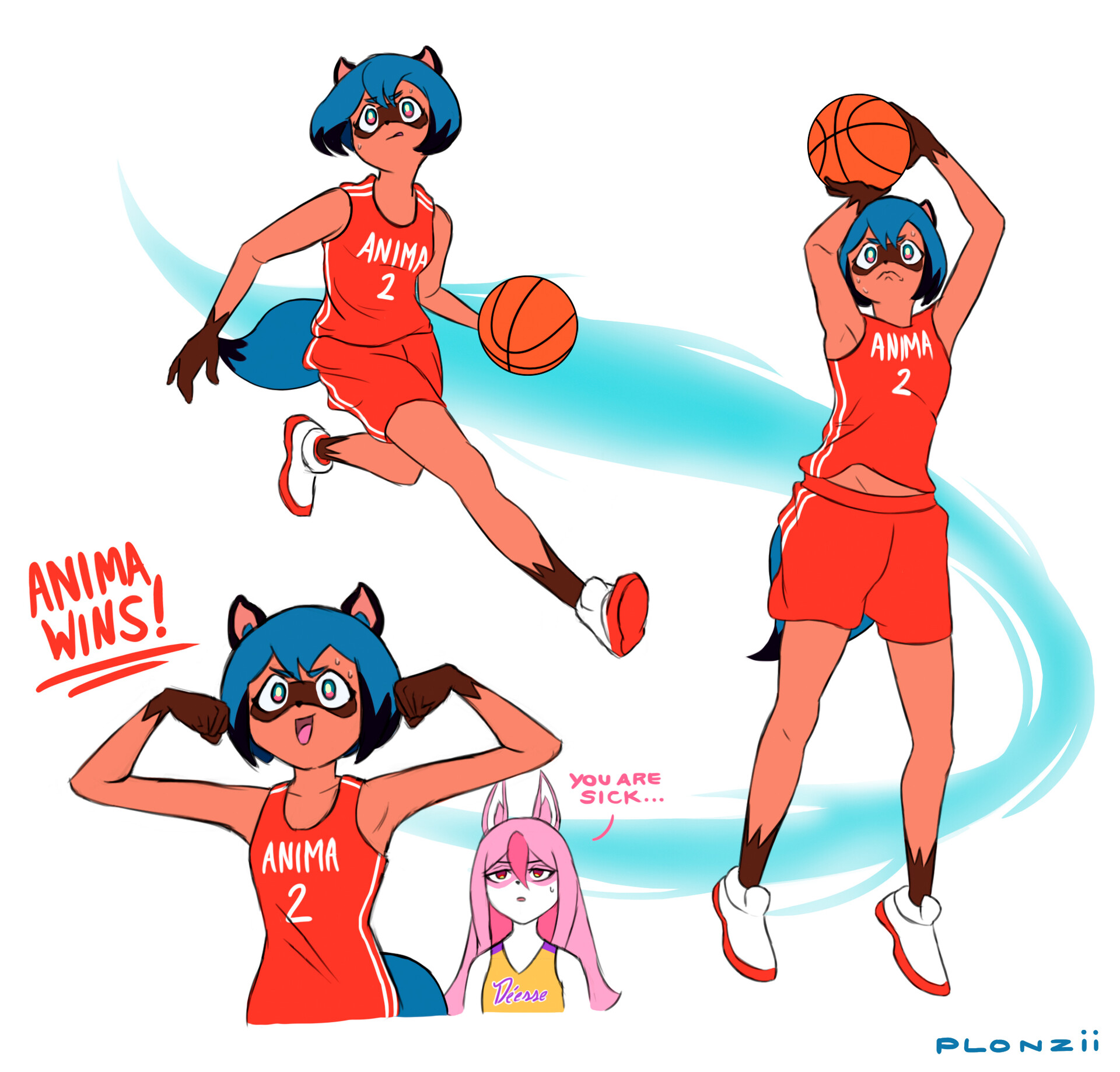 ArtStation - BNA fanart sketches