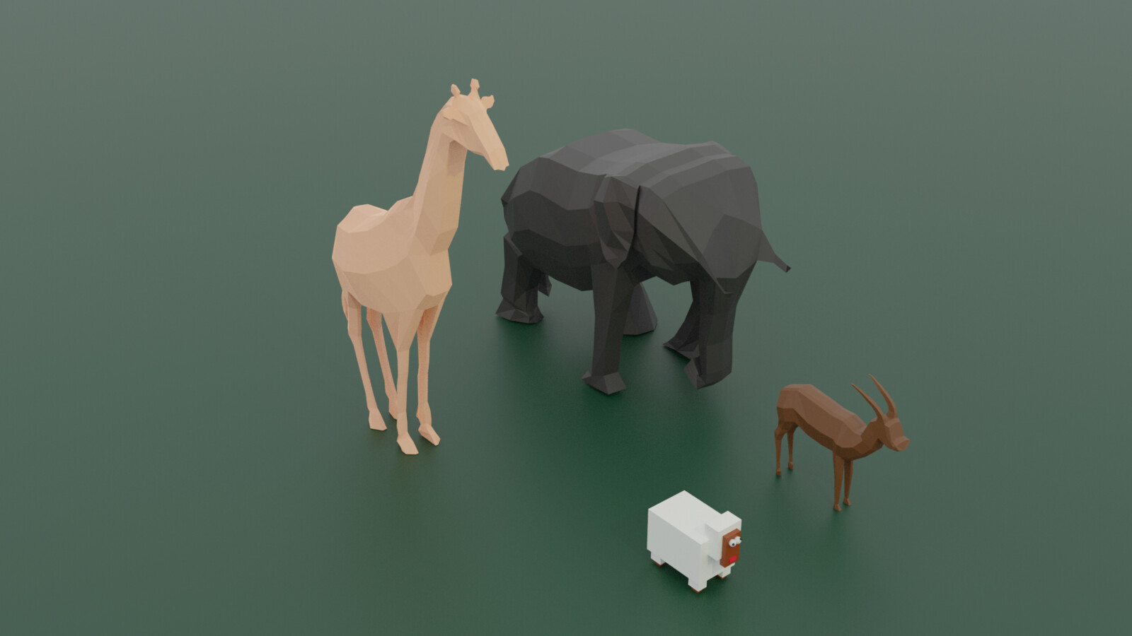 Ayman Roshdy - My Low Poly 3D Animals
