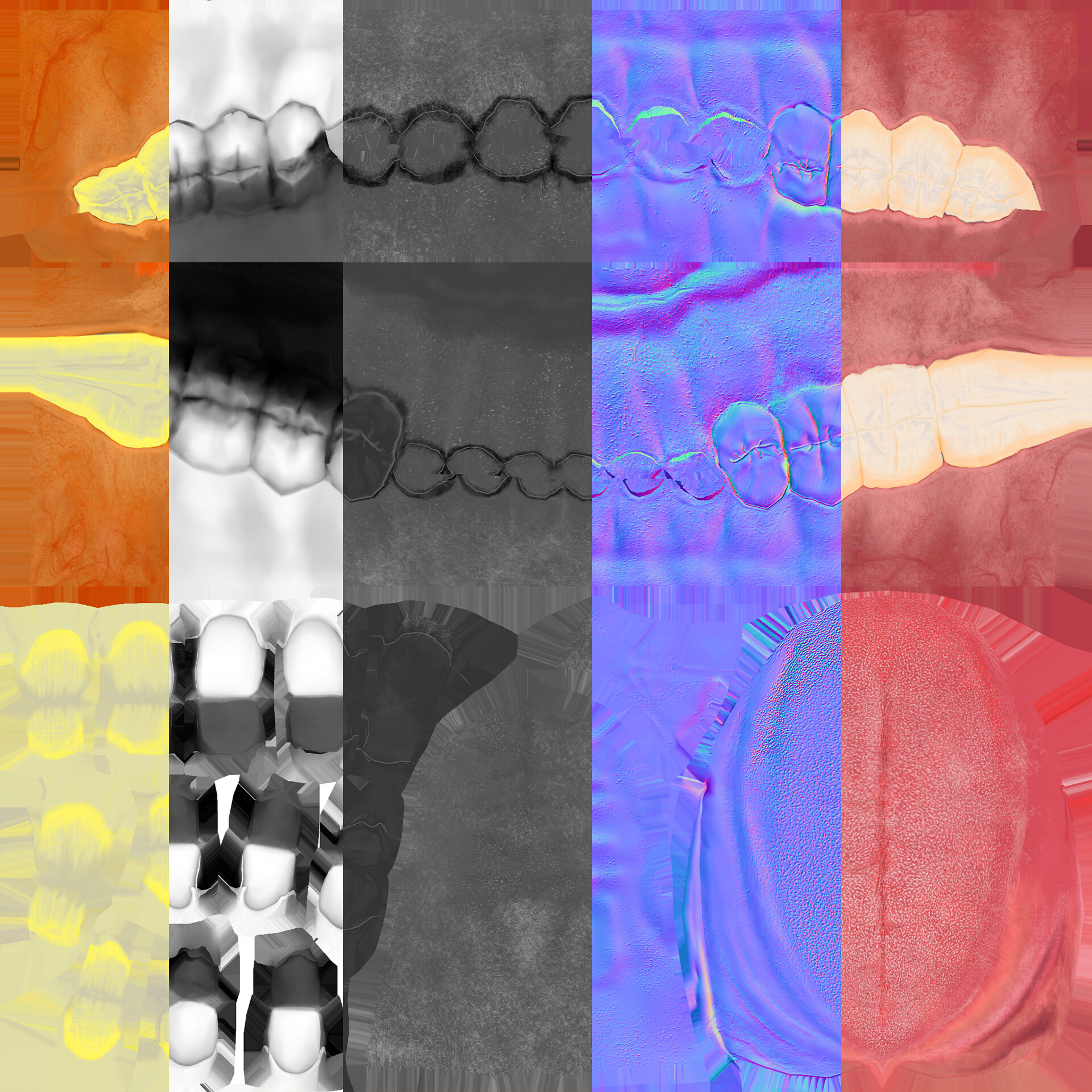 PGW Studio - Realistic Teeth - Real-time for production