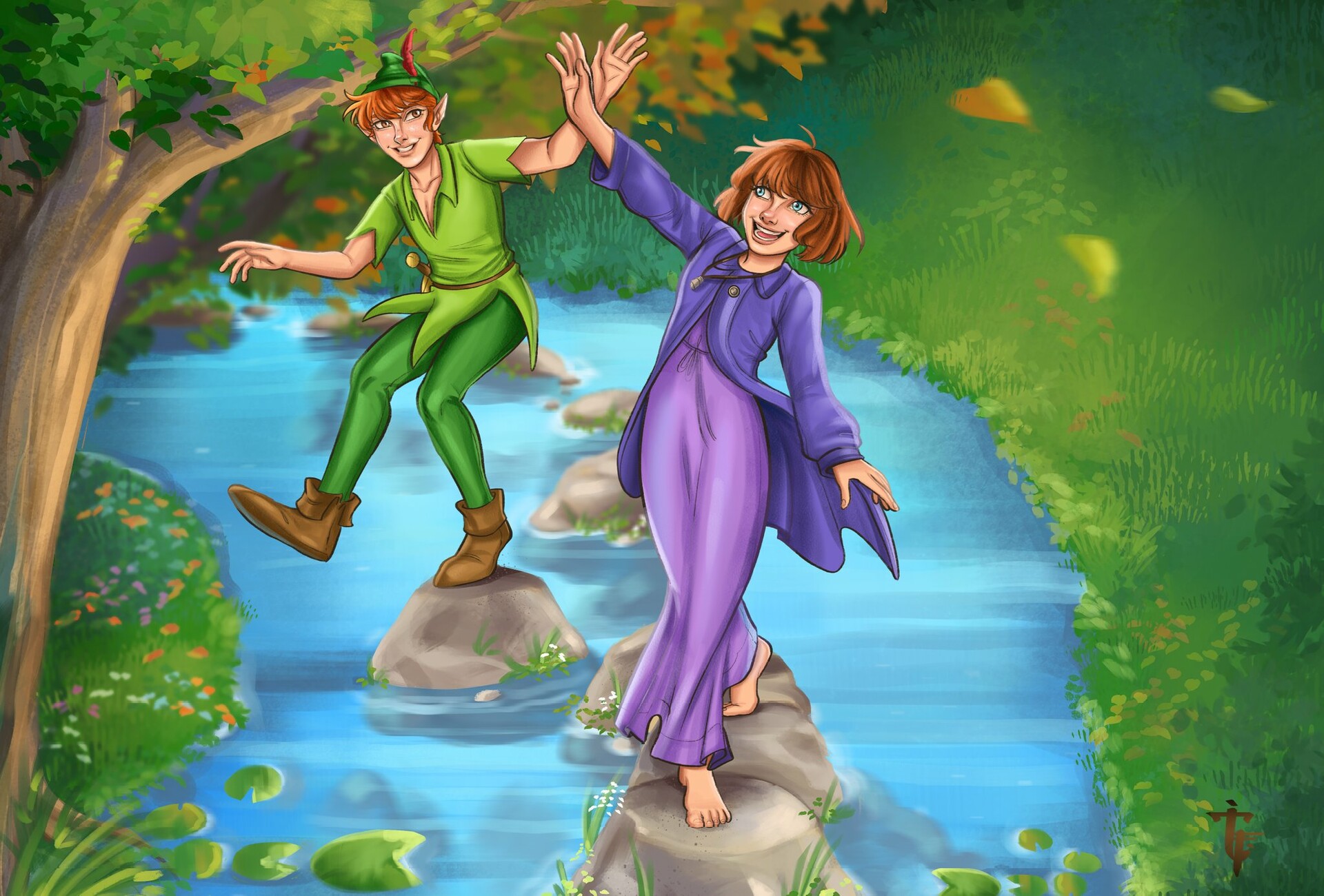 ArtStation - Jane and Peter Commission