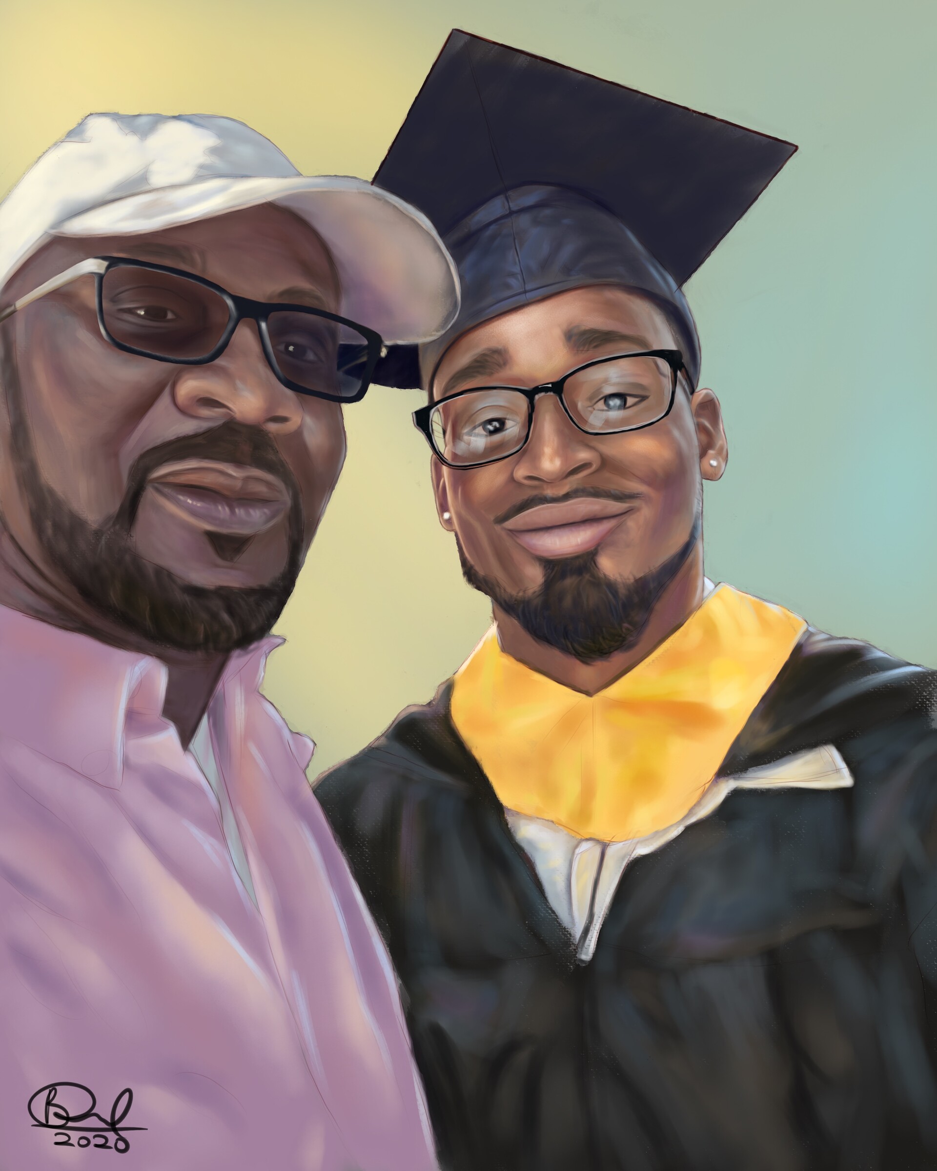 ArtStation - Proud Father and son