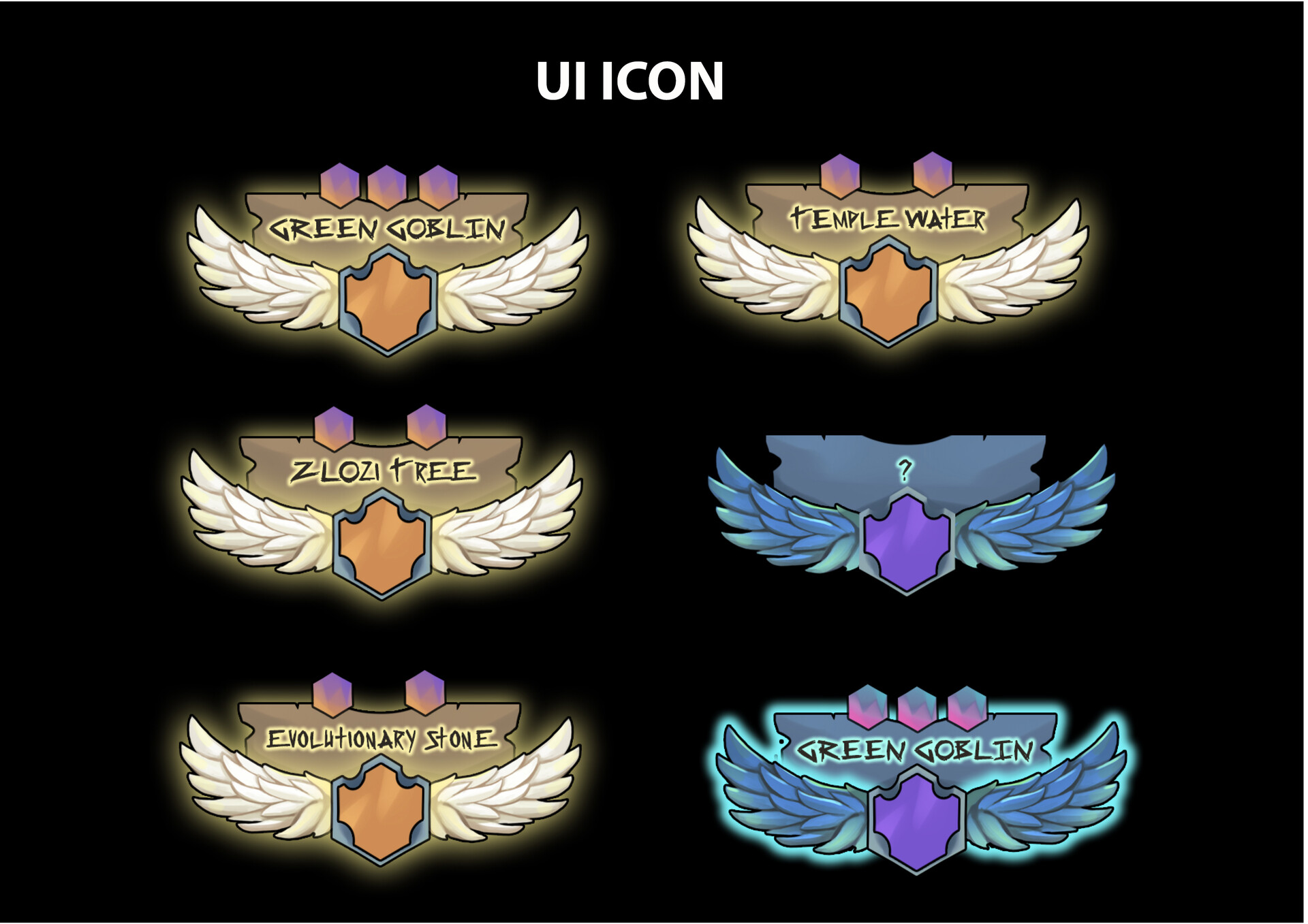 ArtStation - ui ux game rise of the nightmare