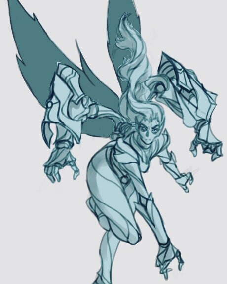 ArtStation - Fairy knight concept