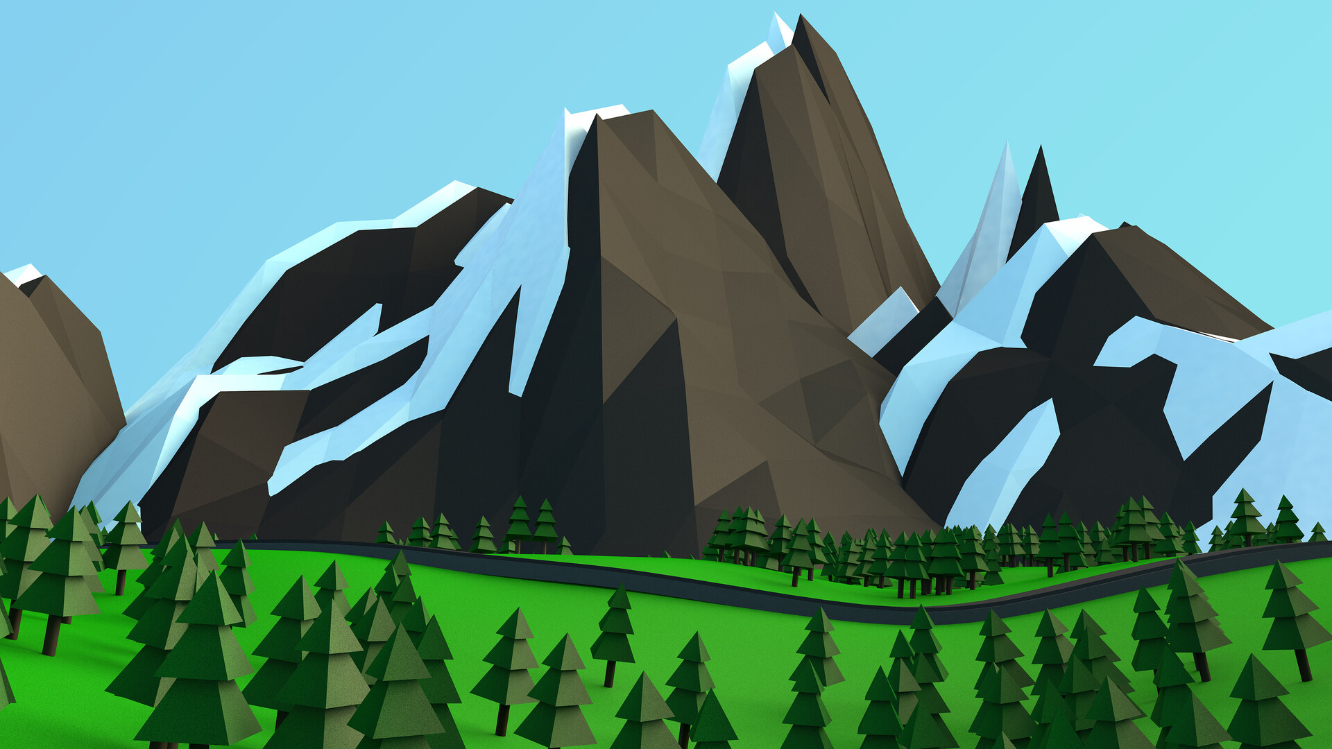 ArtStation - Low Poly Rock