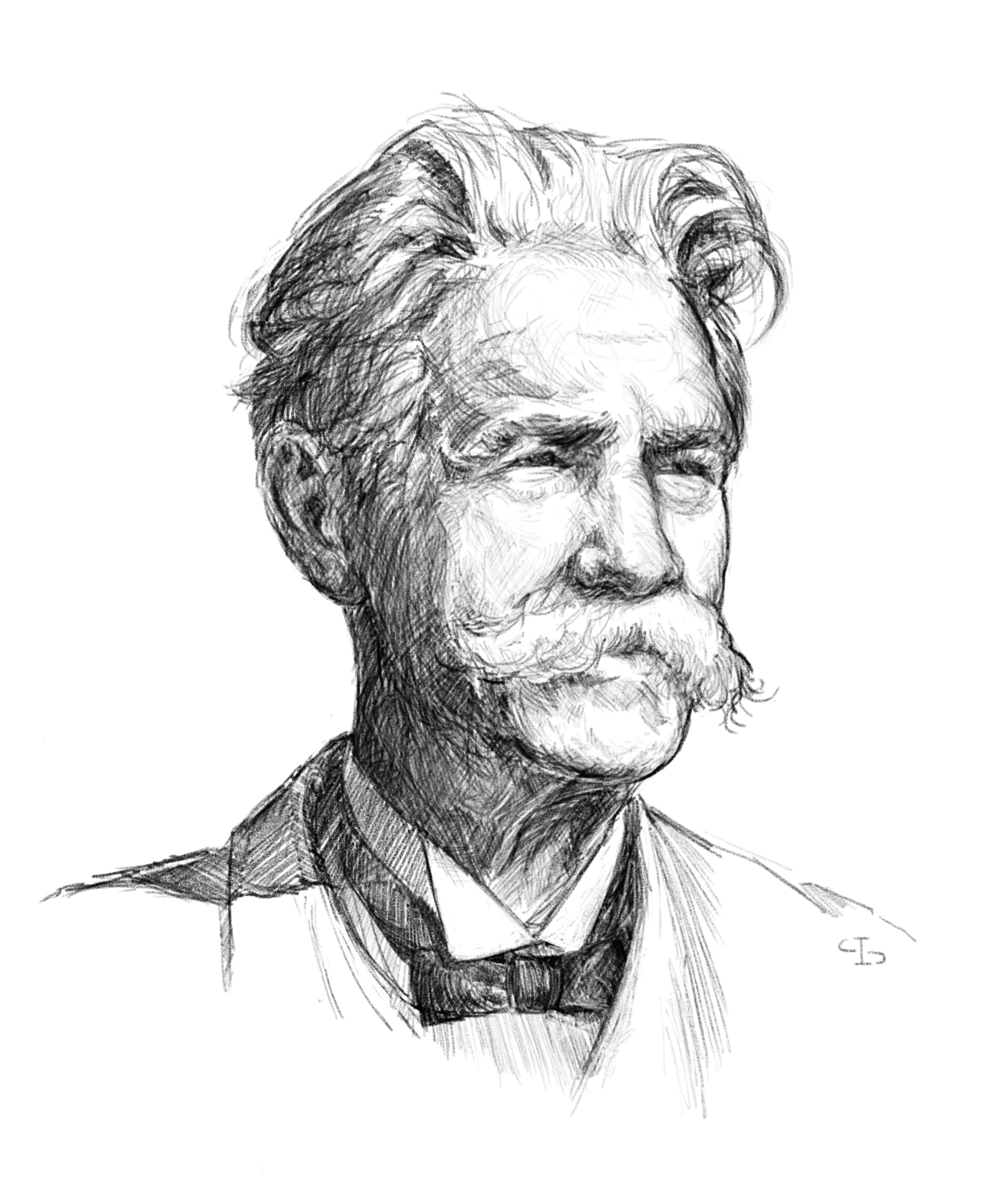 ArtStation - Portrait of Albert Schweitzer