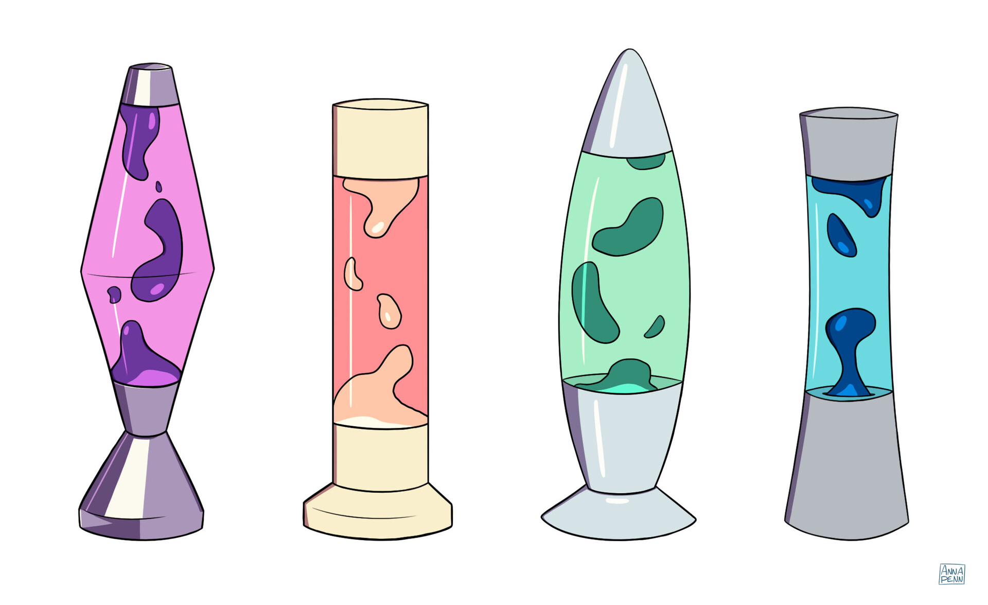 ArtStation - Lava Lamps