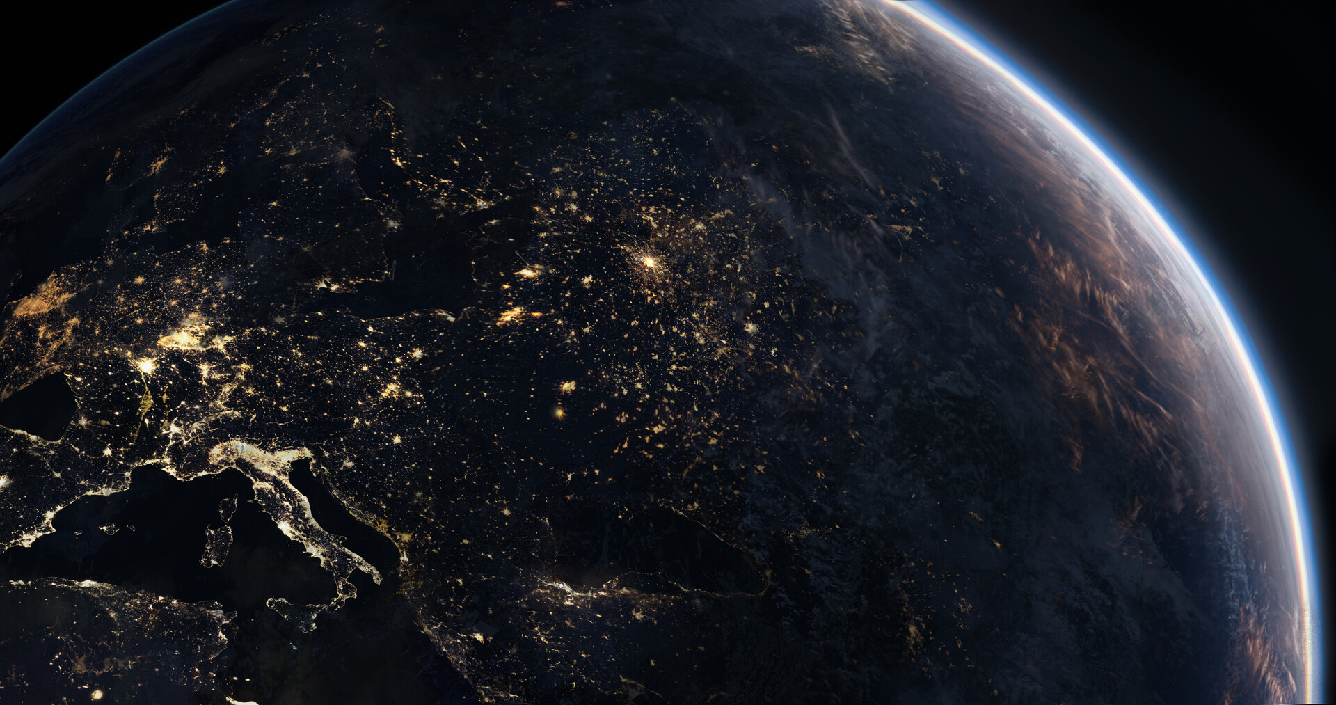 ArtStation - Night planet