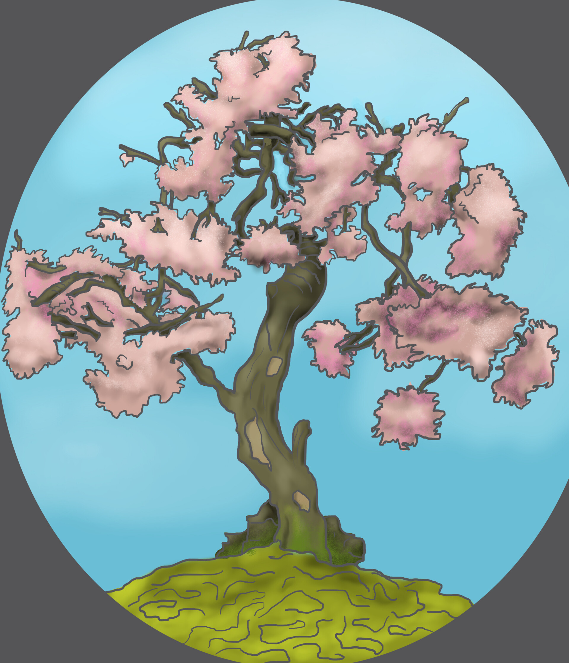 ArtStation - Sakura Blossom Tree