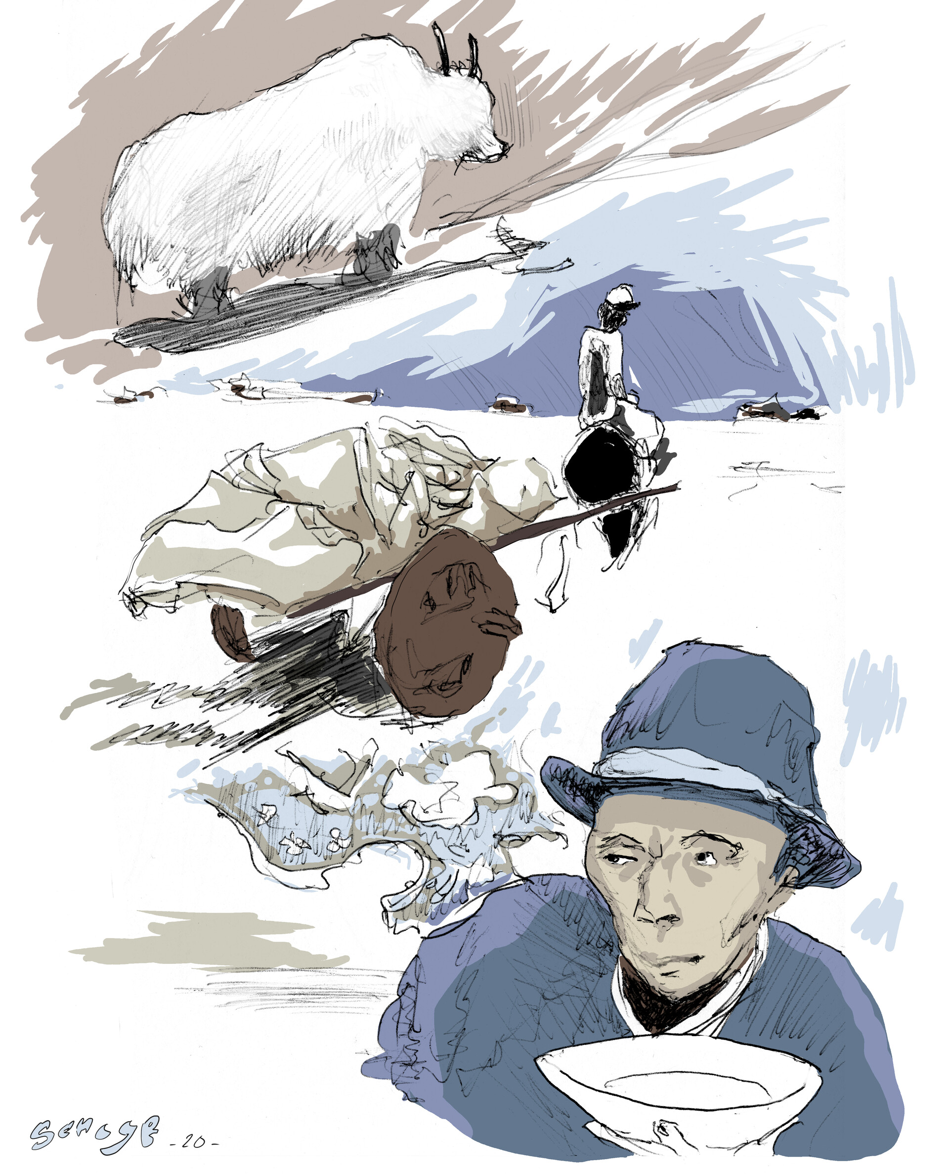 ArtStation - Sketches from Asia