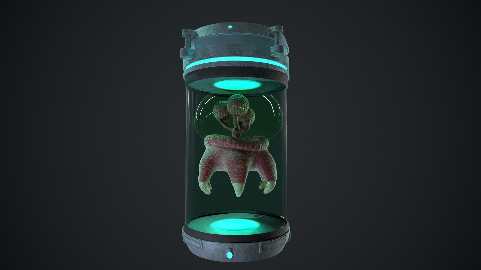 ArtStation - Metroid Larva 3D