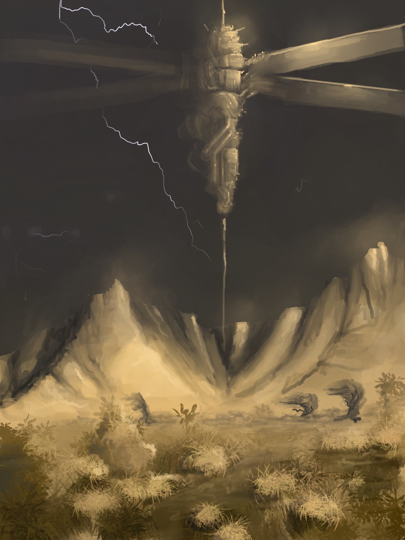 ArtStation - Venusian Scrublands.