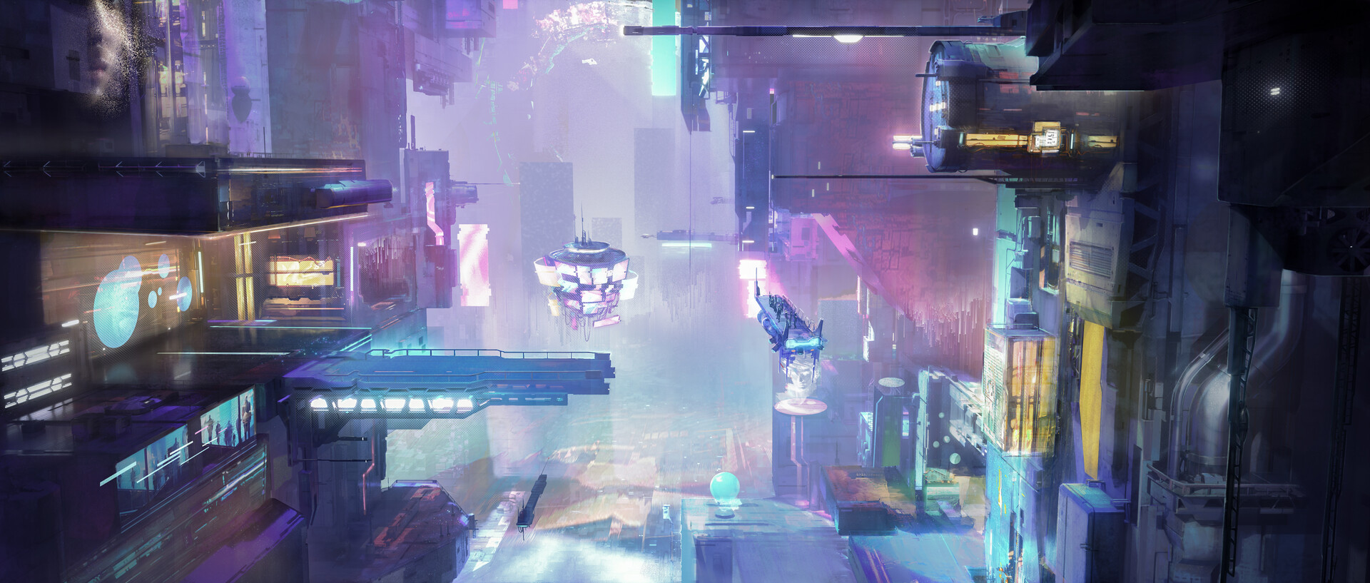 ArtStation - Unstable cyber digital space