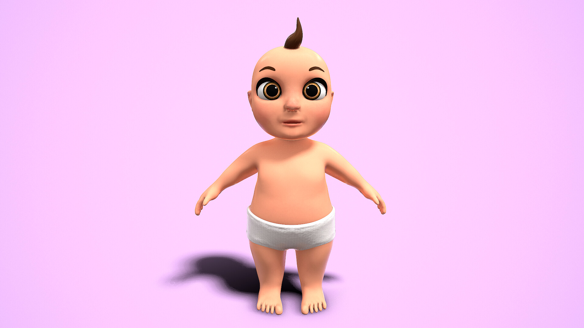 ArtStation - cartoon baby
