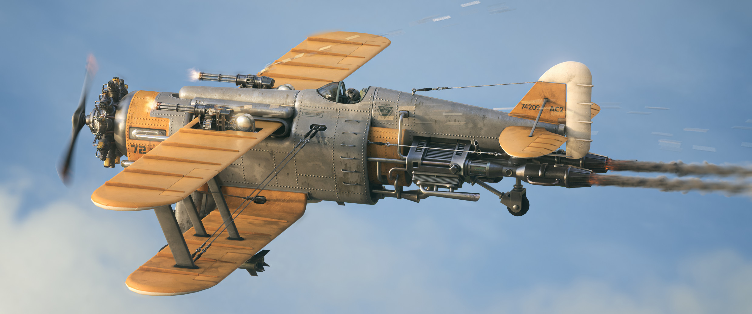 Tod Ryan - Dieselpunk Bi-Plane