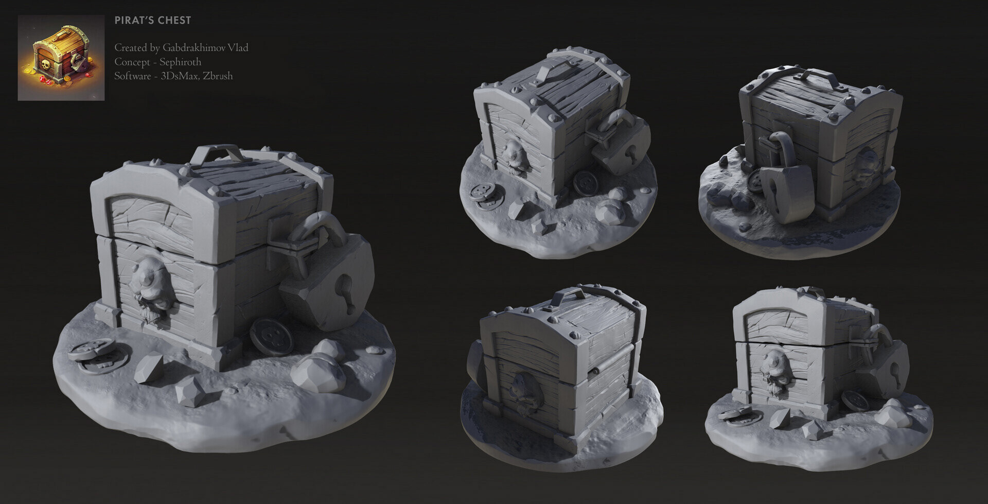 ArtStation - Pirat's chest