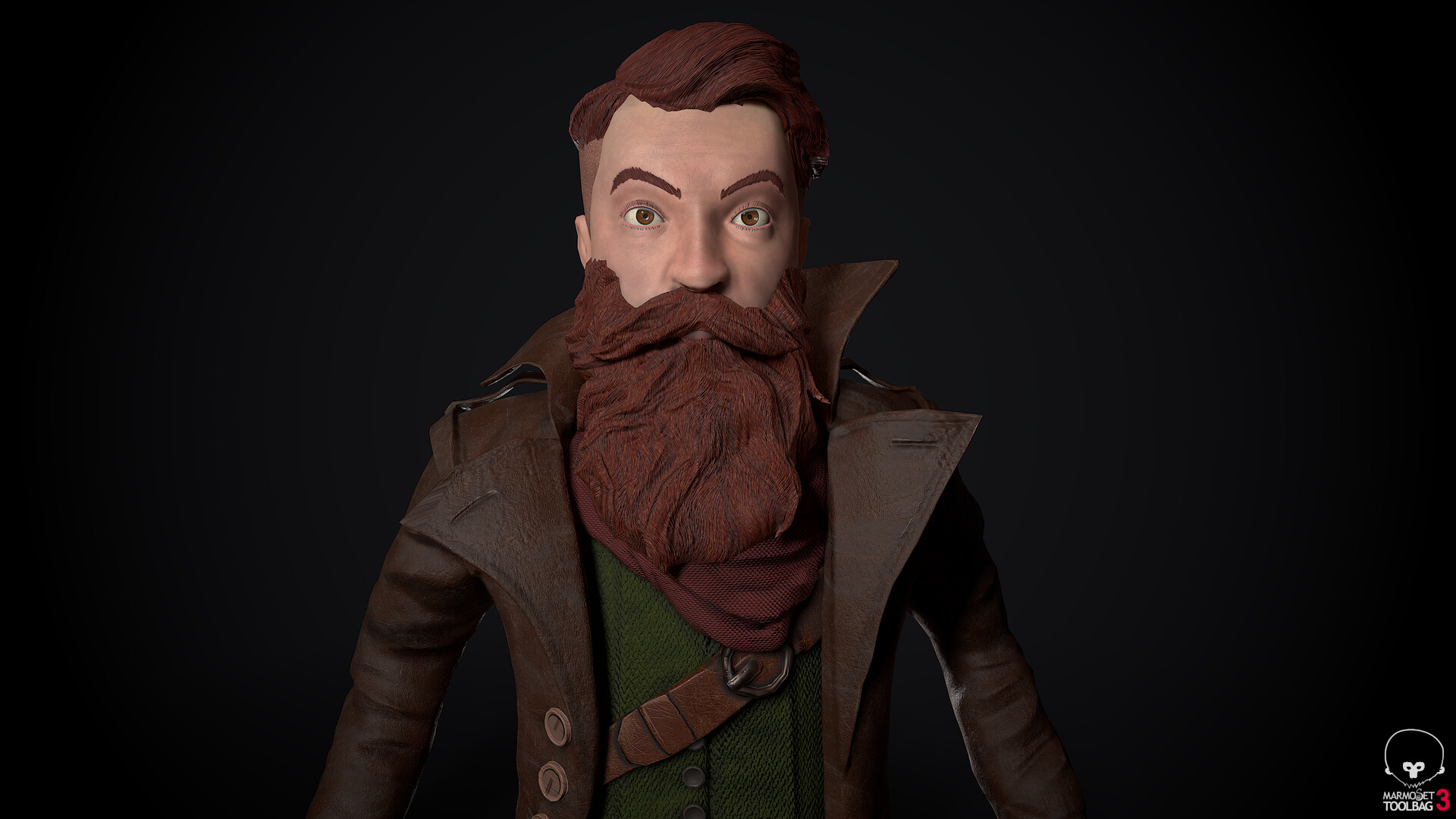 ArtStation - 3D Character bust modeling\texturing