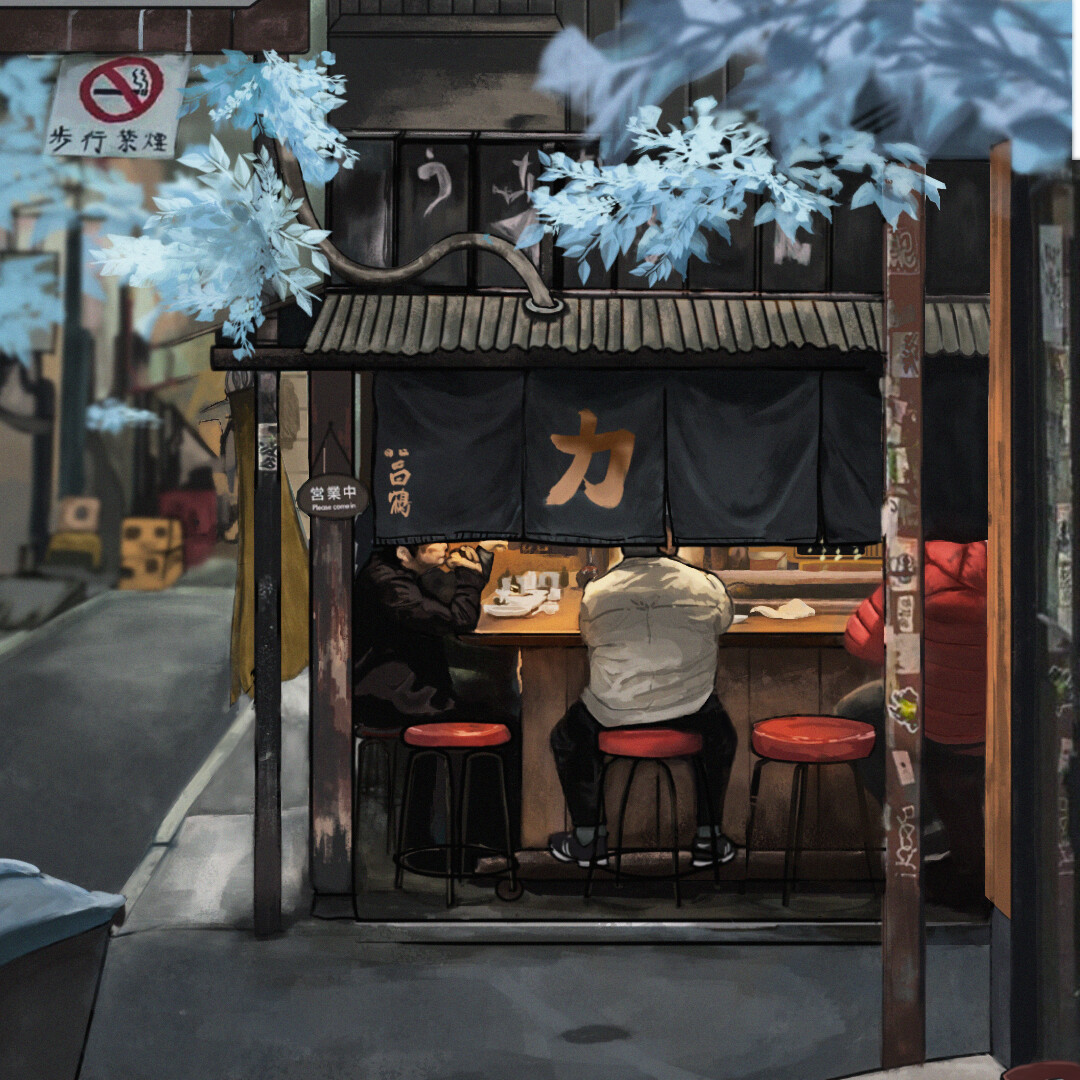 ArtStation - Japanese Alleyway