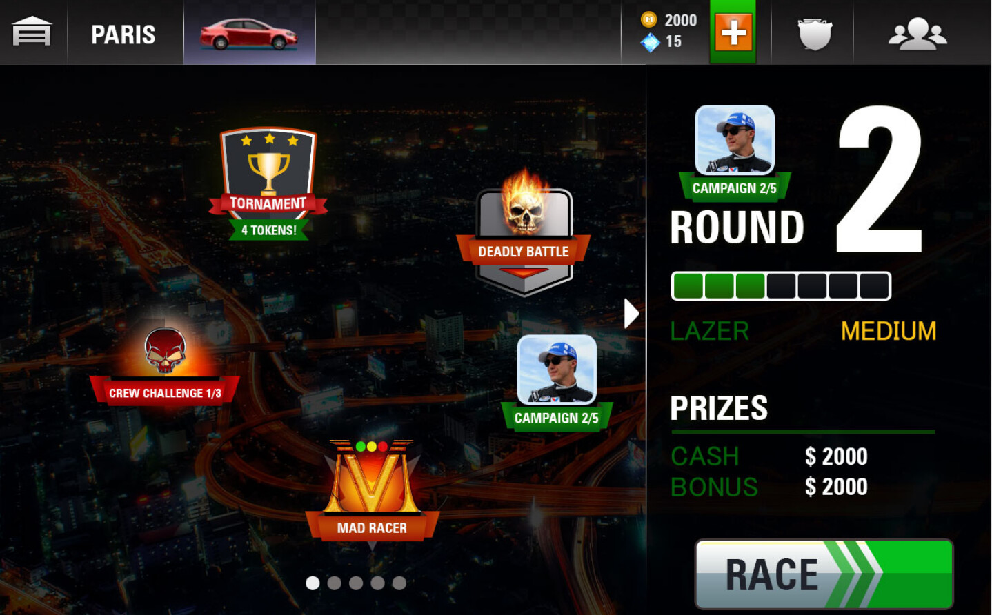 Dheeraj Padghan - 2D GAME Garage UI