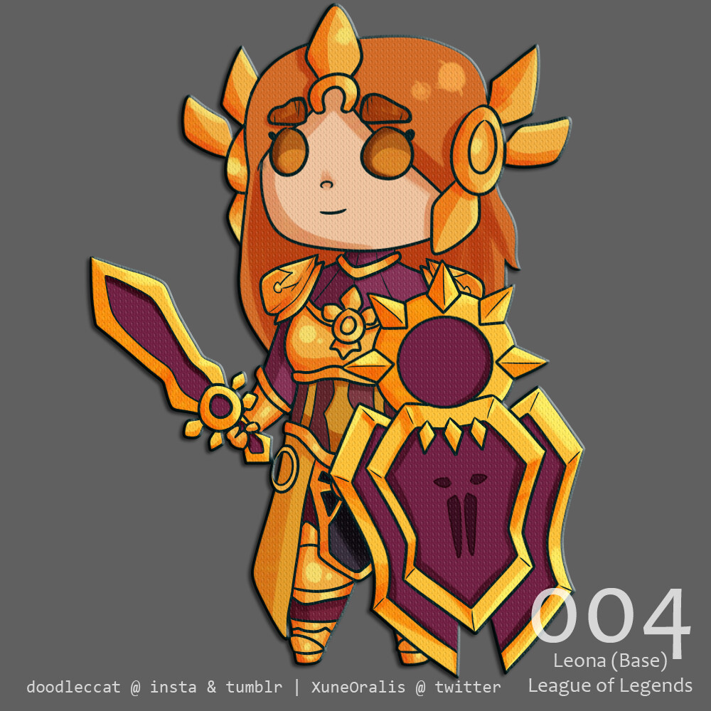 League Of Legends Chibi Leona