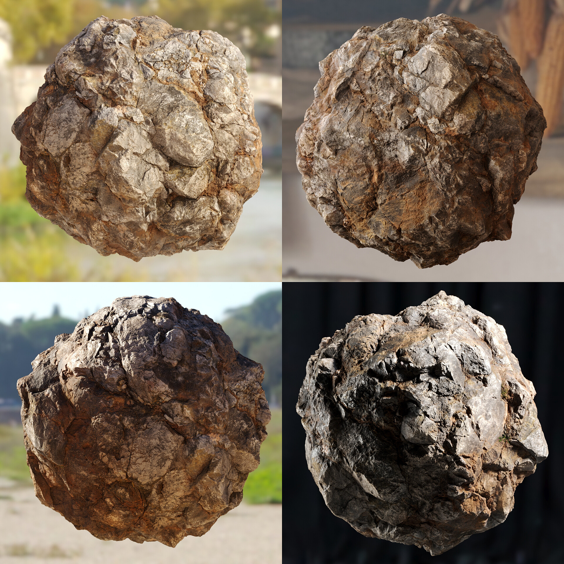 ArtStation - Quarry rock photoscanned material