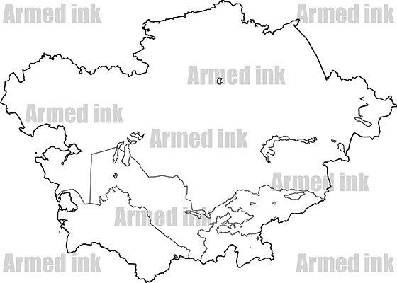 ArtStation - Central Asia map set