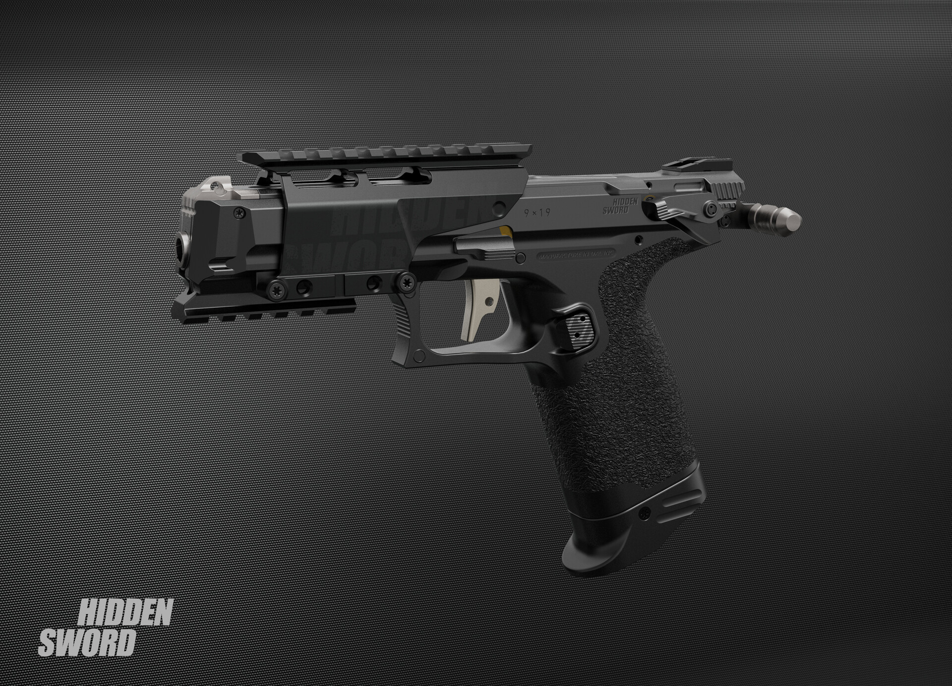 ArtStation - 9x19mm hidden sword