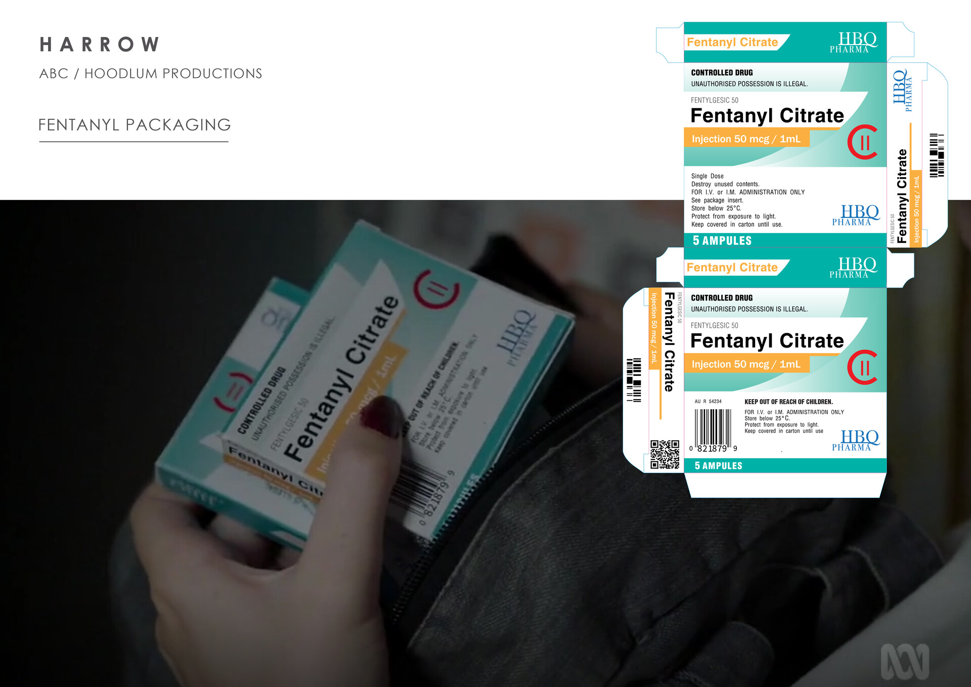 ArtStation - Harrow Season 2 - ABC - Fentanyl Packaging