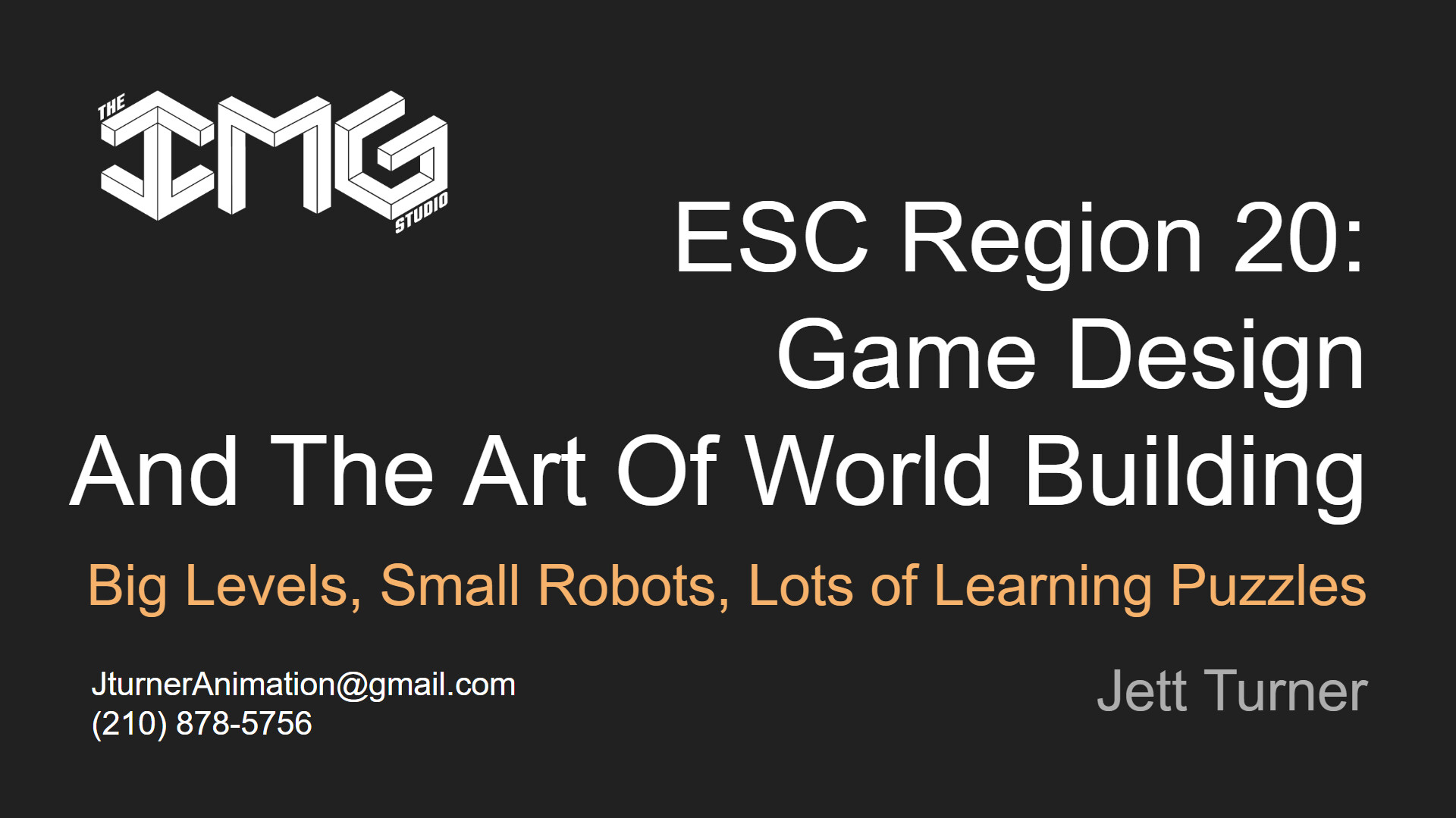 Jett Turner - ESC Mobile Educational Video game For IOS and Android ...