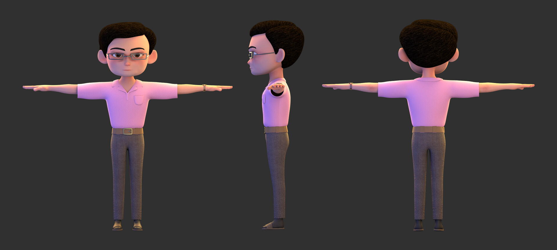 ArtStation - Stylized film character model