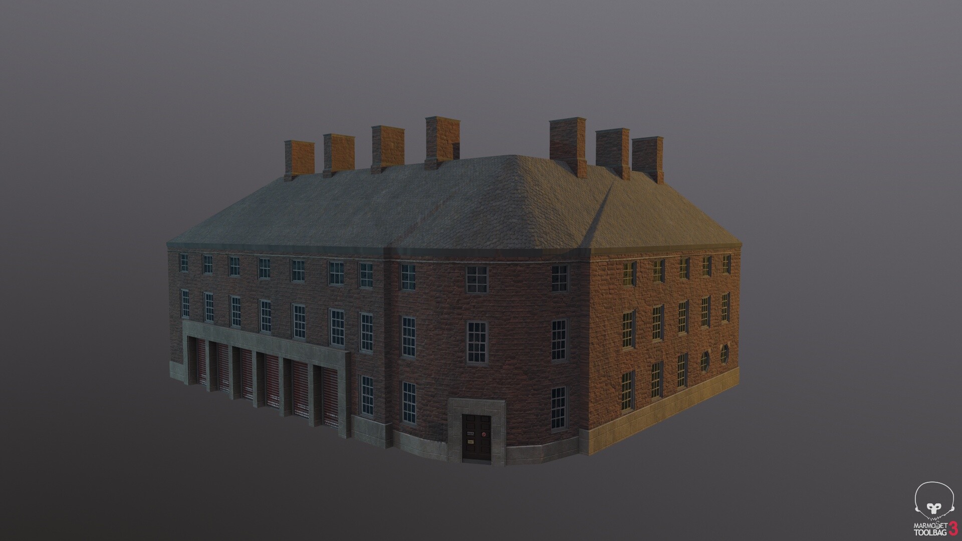 ArtStation - Old Firehouse - Building